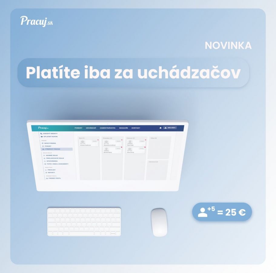 Nová možnosť ako ušetriť za inzerciu na Pracuj.sk — platba len za doručené reakcie uchádzačov